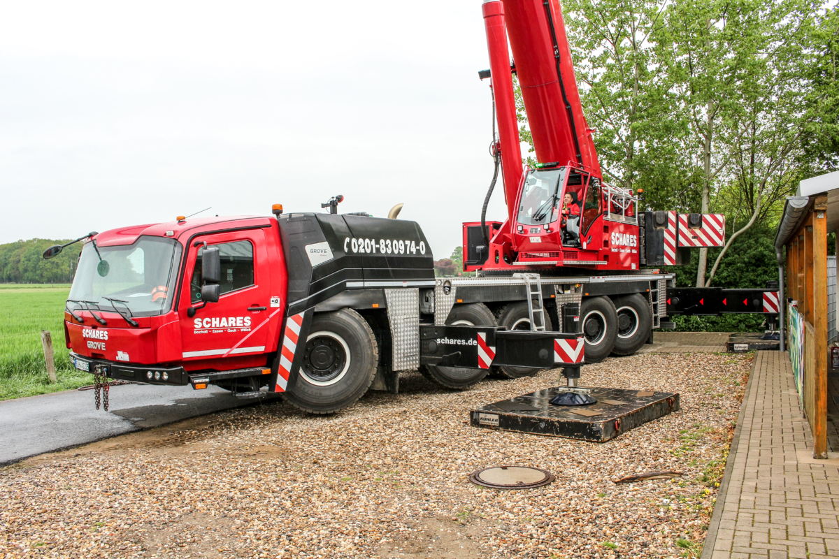 Grove GMK 5250L Kran im Einsatz für den guten Zweck